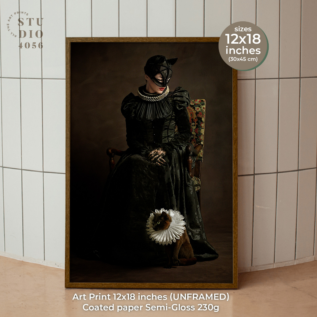 Catwoman Poster Blemish Renaissance SUPERHERO Unframed Size 12X18 Inch ...