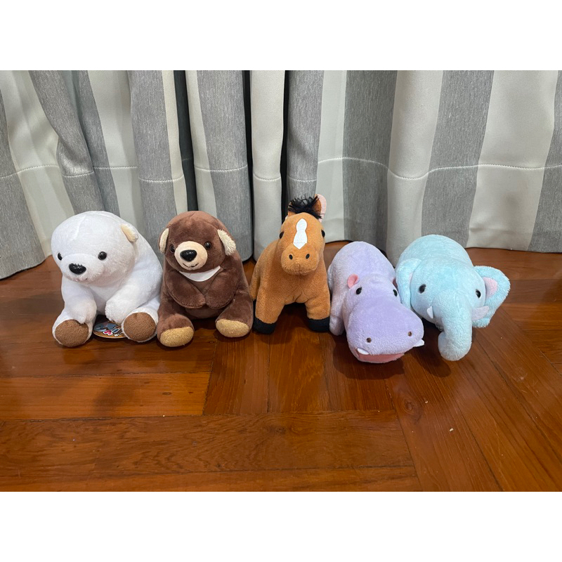 Yell Label Work Yale Small Doll Display Animals Bears Horses Elephants ...