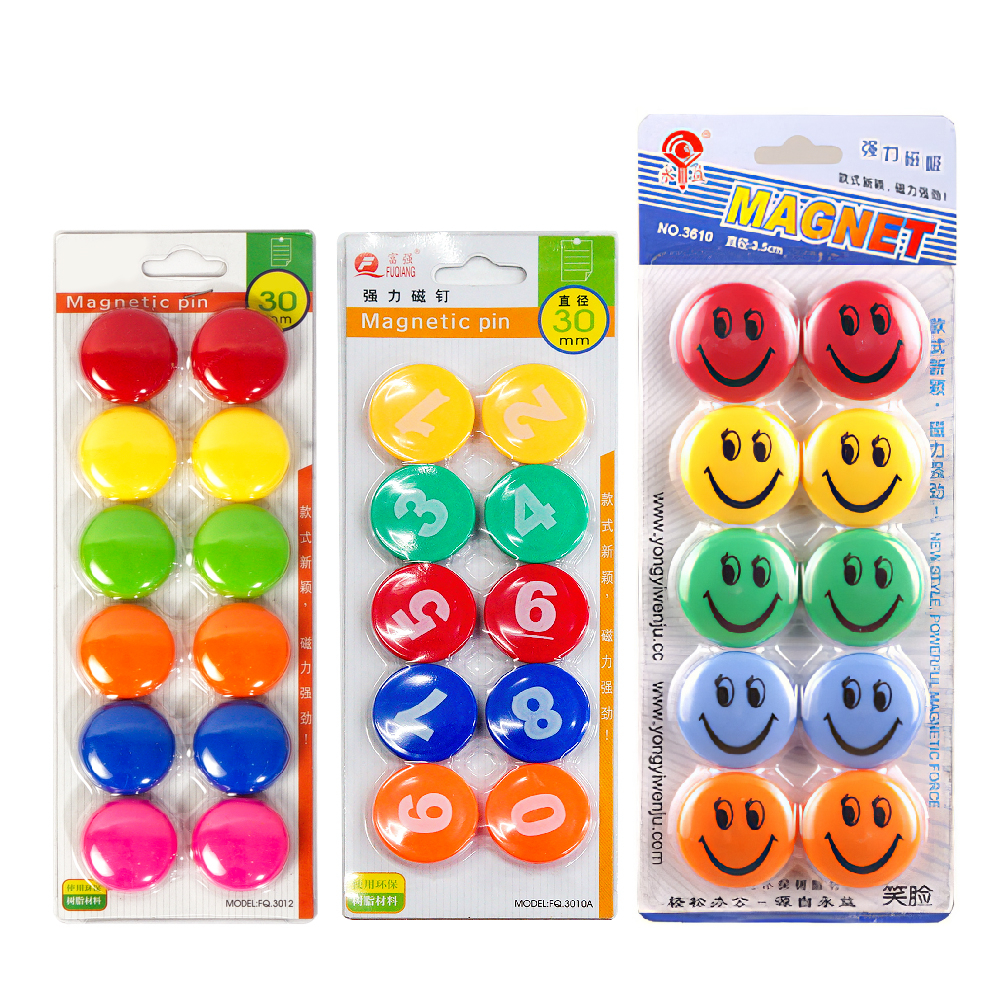 Magnetic Beads Numbers Magnets Assorted Colors Smiley Face Magnet Board ...