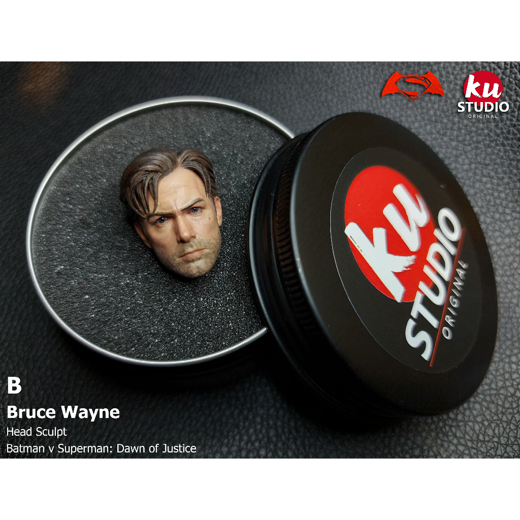 Batman Bruce Ben Head Sculpt Paint | Shopee Malaysia