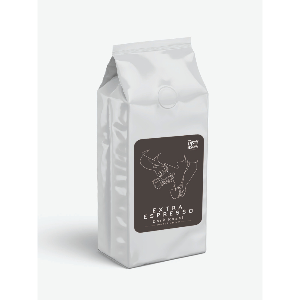 Blend Arabica And Robusta Coffee Beans Extra Espresso (1KG) | Shopee ...