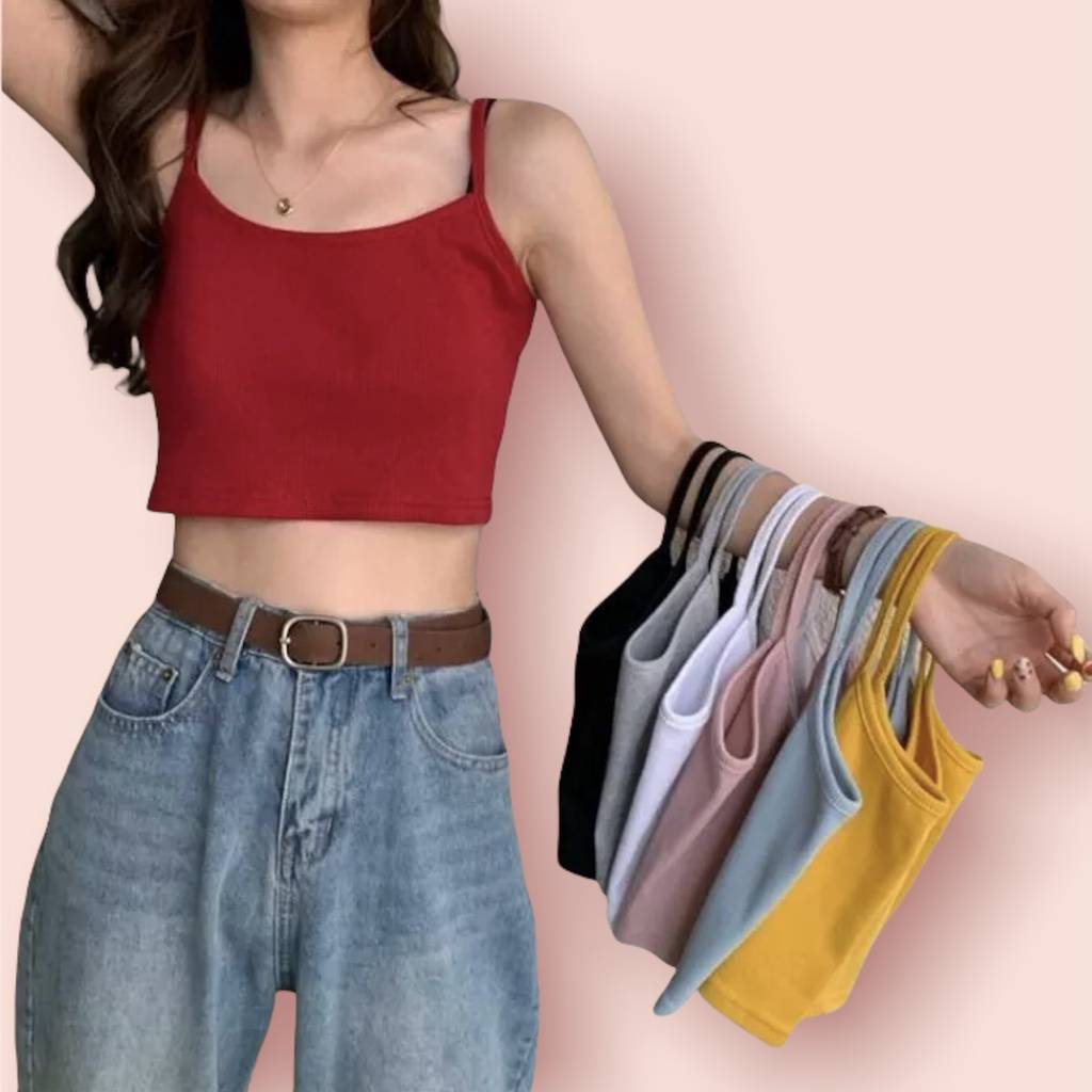 Cropped Top (Cotton) | Shopee Malaysia