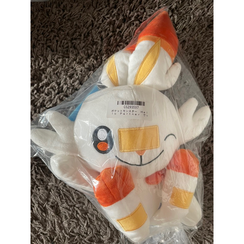 JP Pokemon-Hello Partner Big Plushy- Scorbunny | Shopee Malaysia