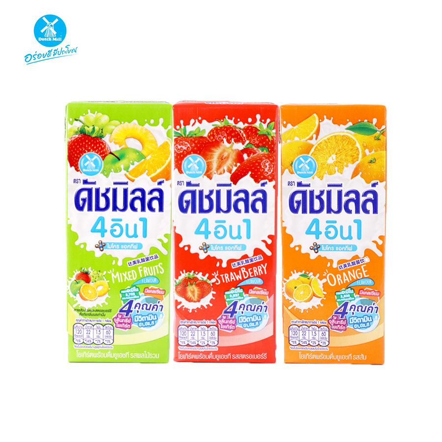 Dutch Mill Yogurt Dutchy Absorbable. Ready To Drink Uht Volume 140 Ml ...