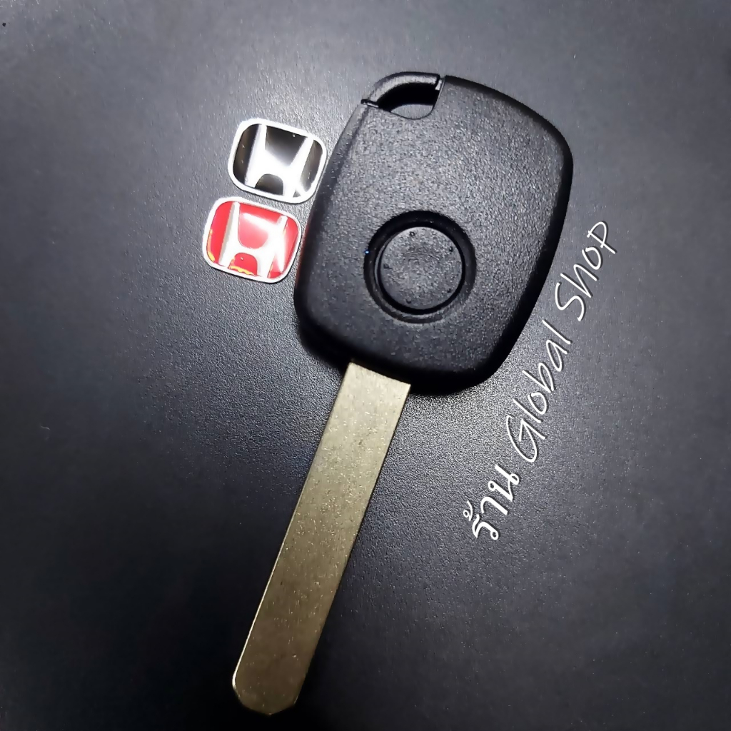 Honda Key + Logo Red+Black 1 Button Type | Shopee Malaysia