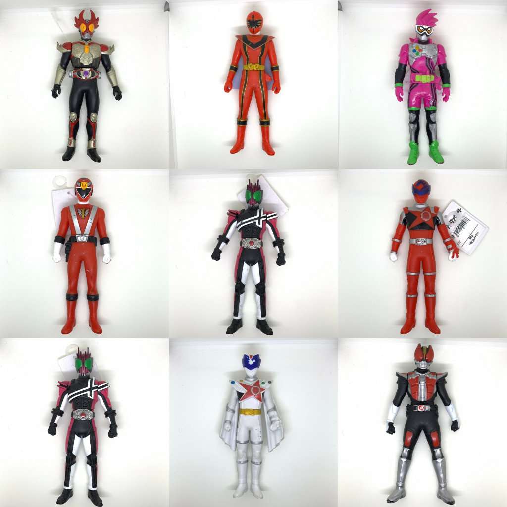 Soft Model Figure 6.5" And 7" Super Sentai Kamenrider And Kamen Rider ...