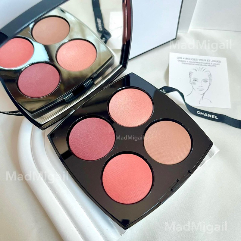 CHANEL LES 4 ROUGES YEUX ET JOUES Eyeshadow and Blush Palette (limited ...
