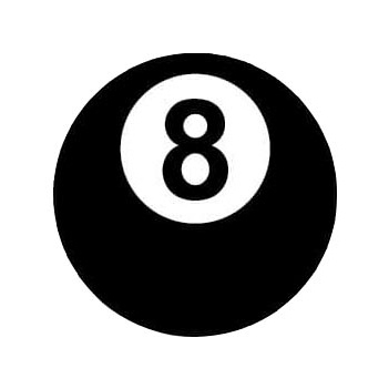 Car Sticker Ball Number 8 Styling Helmet Waterproof Flask Snooker ...