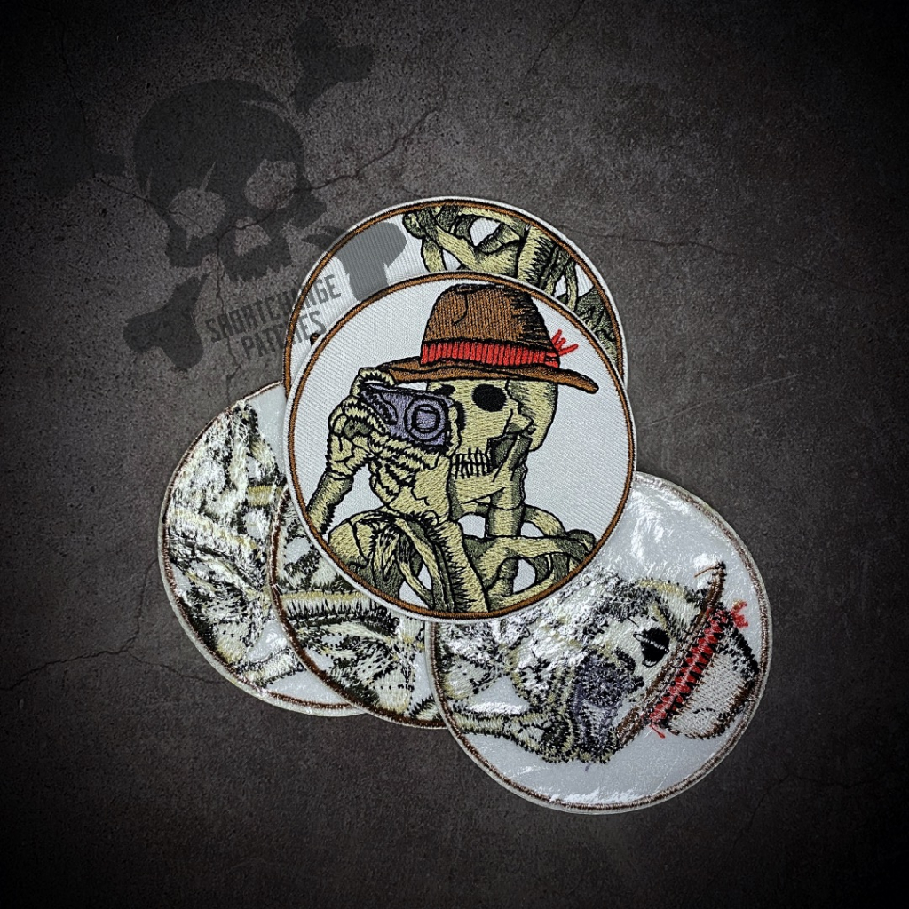 Iron On Clothes Detective Skeleton Patch-8cm (L) x8cm (W) | Shopee Malaysia