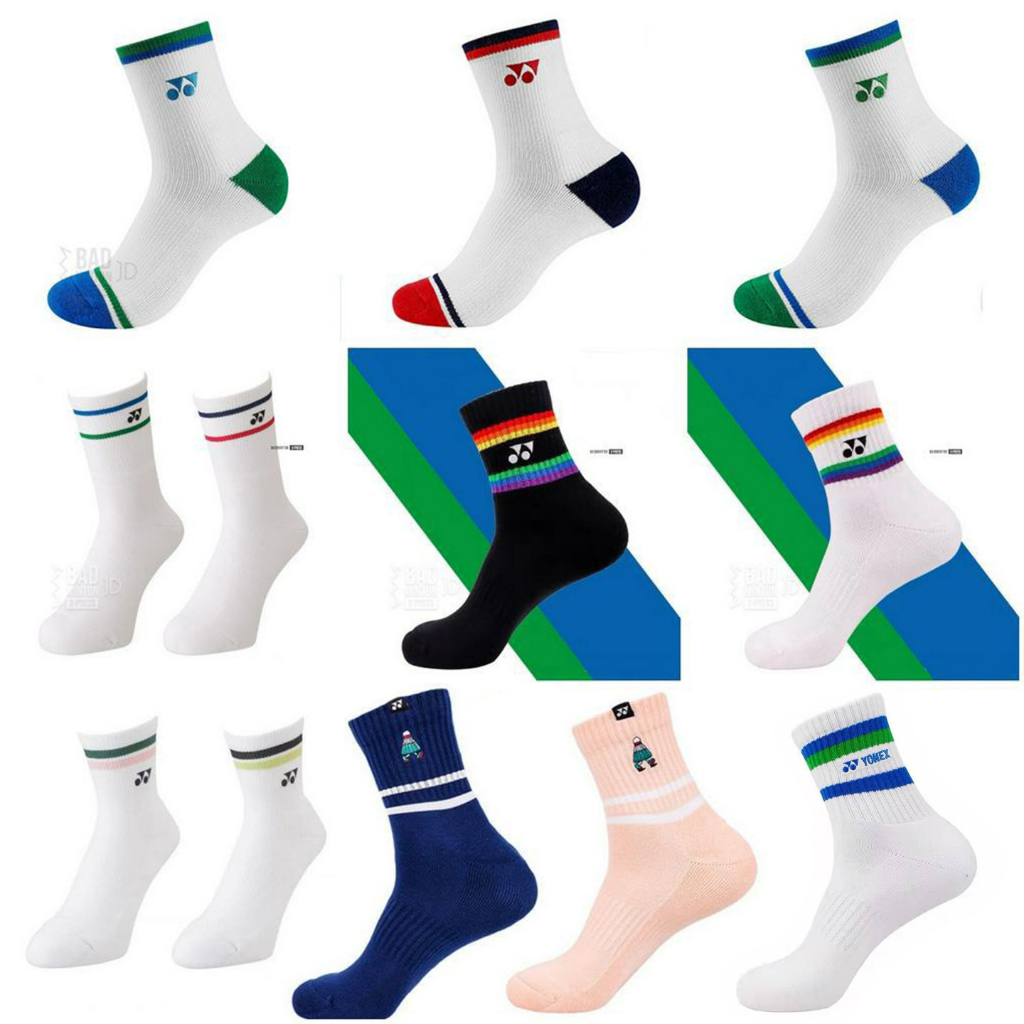 Yonek Badminton Socks Long Ankle Model 75th Years From Thailand Not Pre ...