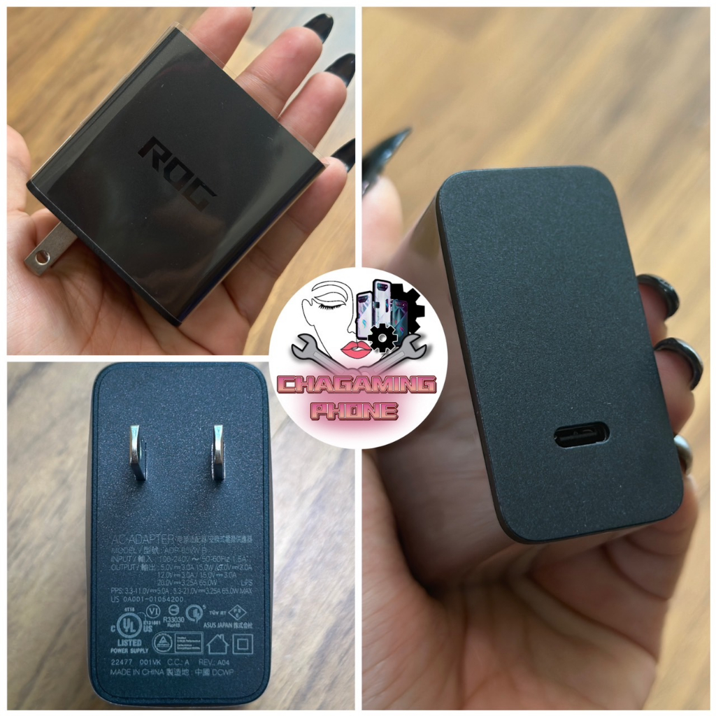 Original Charger 30W 65W Adapter and USB-C Cable for Asus ROG Phone 2&3&5&6 6D 7 7U | Shopee ...