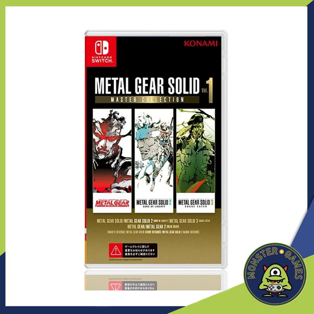 Metal Gear Solid Master Collection Vol.1 Nintendo Switch Game Original ...