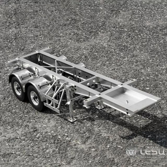 LESU 1/14 Tamiya Semi-Trailer Truck 20ft Container Trailer Tail/Frame ...