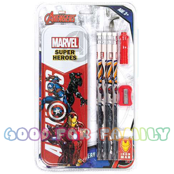 Stationery Set Pencil Case Avengers CaptainAmerican IronMan Thor Hulk ...