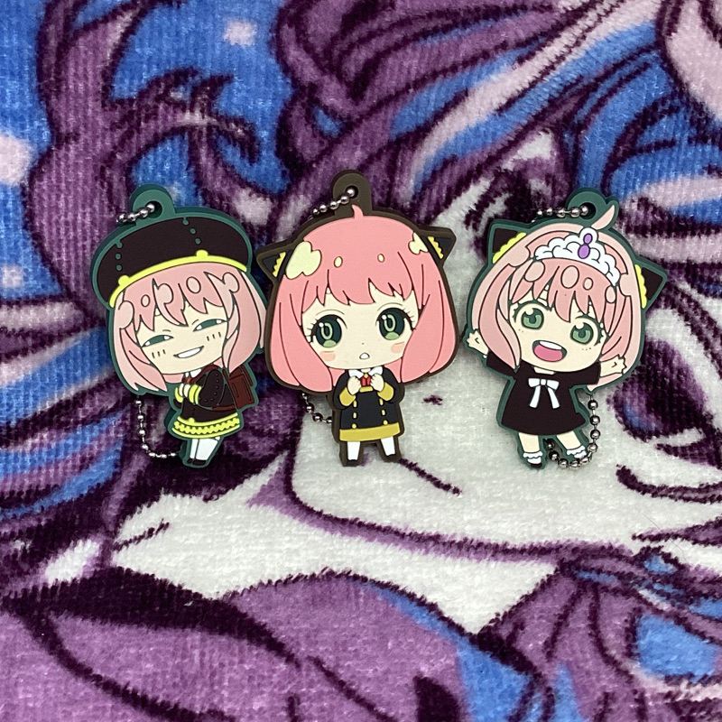 Rubber Keychain-Anya Forger-Spy x Family Capsule Mascot (Bandai ...