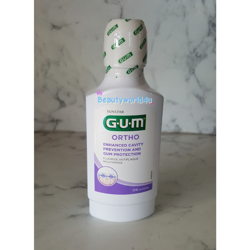 Gum ortho mouthrinse Orthodontic Mouthwash 300 ml. | Shopee Malaysia