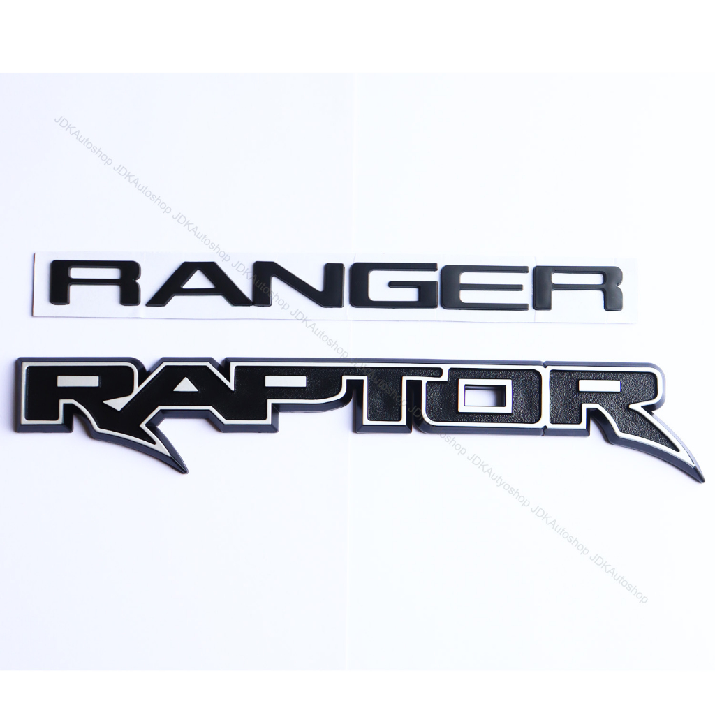 2pcs RANGER RAPTOR Logo For Attach The Hood To The Rear Tailgate Cover ...