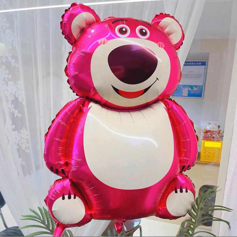 Strawberry Bear Balloon Lotso Birthday Sign | Shopee Malaysia