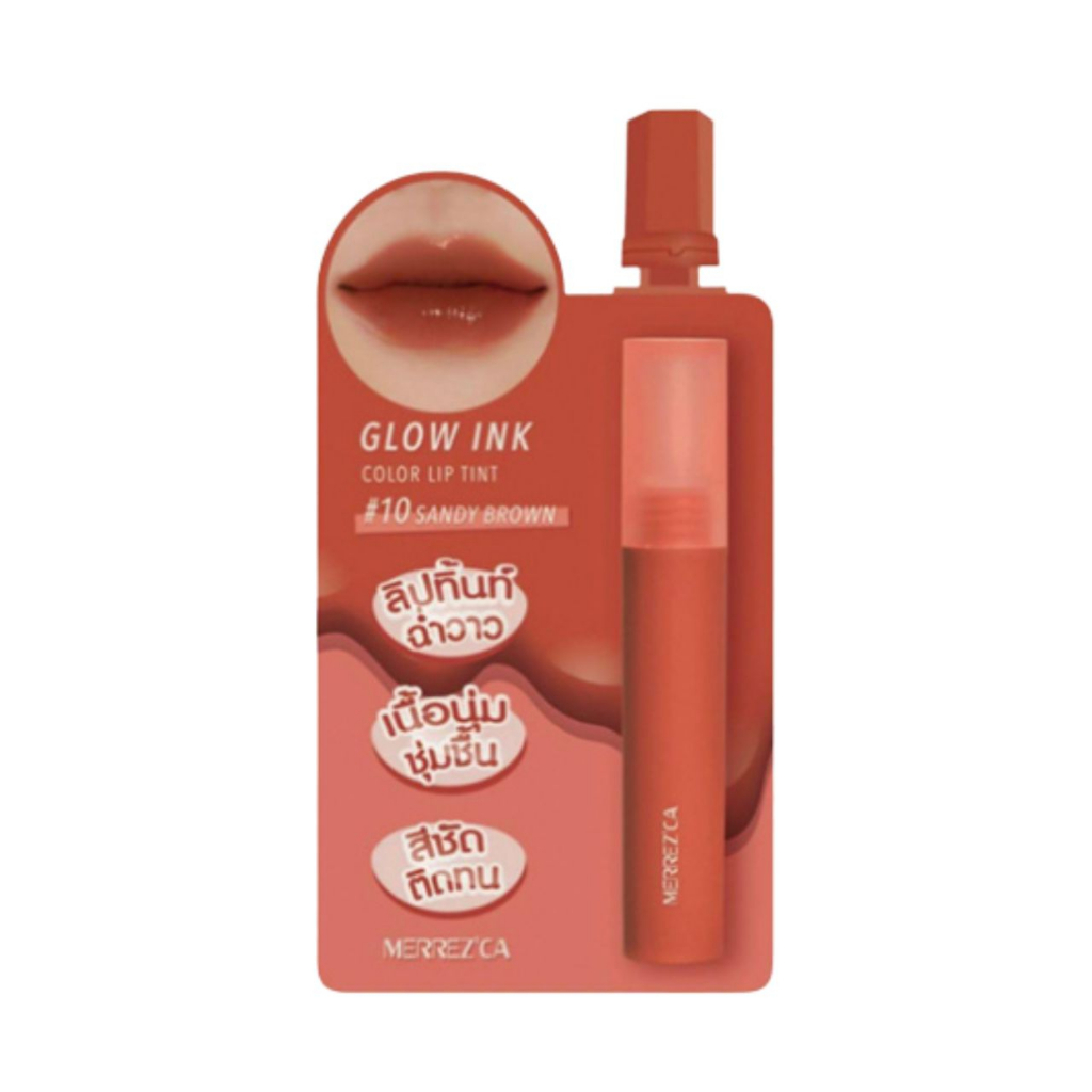 [Sachet] Merrezca Glow Ink Color Lip Tint 2ml. | Shopee Malaysia