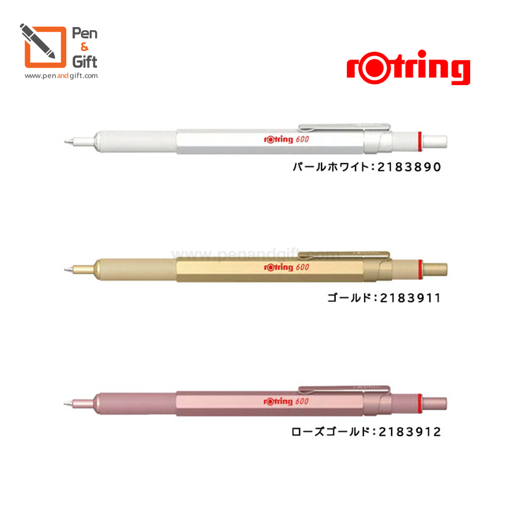 Rotring 600 Series Ballpoint Pen Size 1.0 Drawing-new Color Limited ...