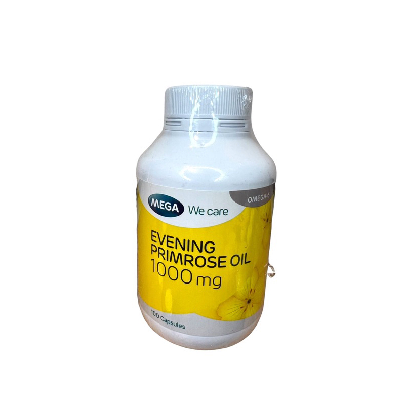 Mega We Care Evening Primrose Oil 1000 mg Contains 100 Capsules ...
