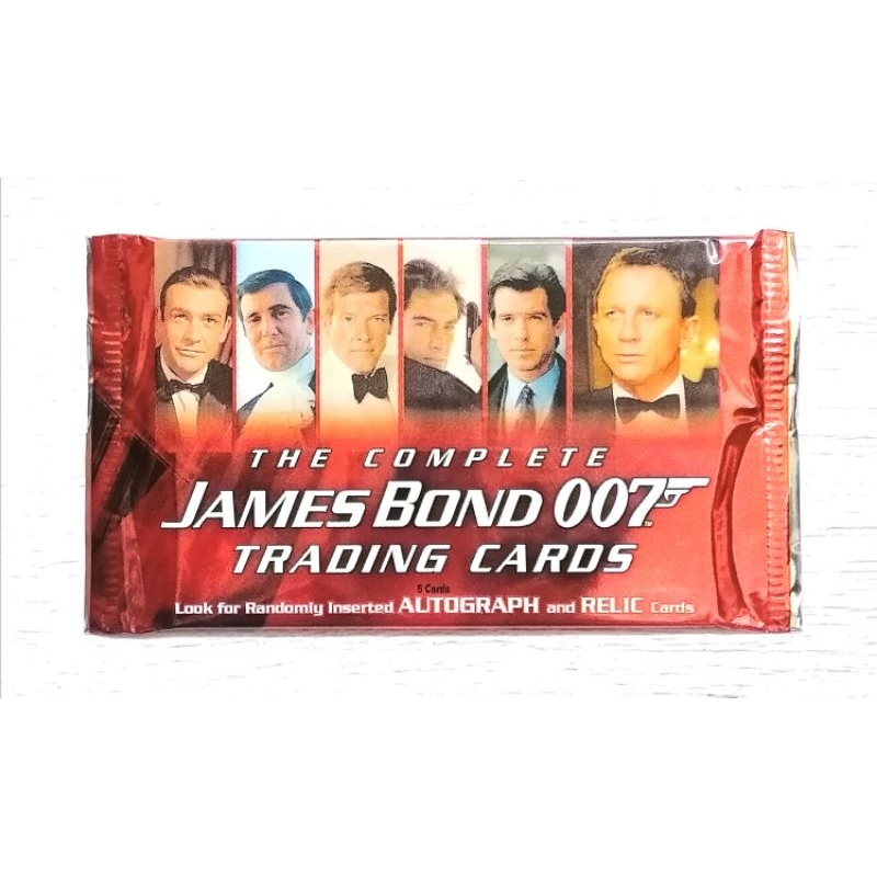 (Sealed Pack) Random Envelope JAMES BOND (THE COMPLETE 007 TRADING ...