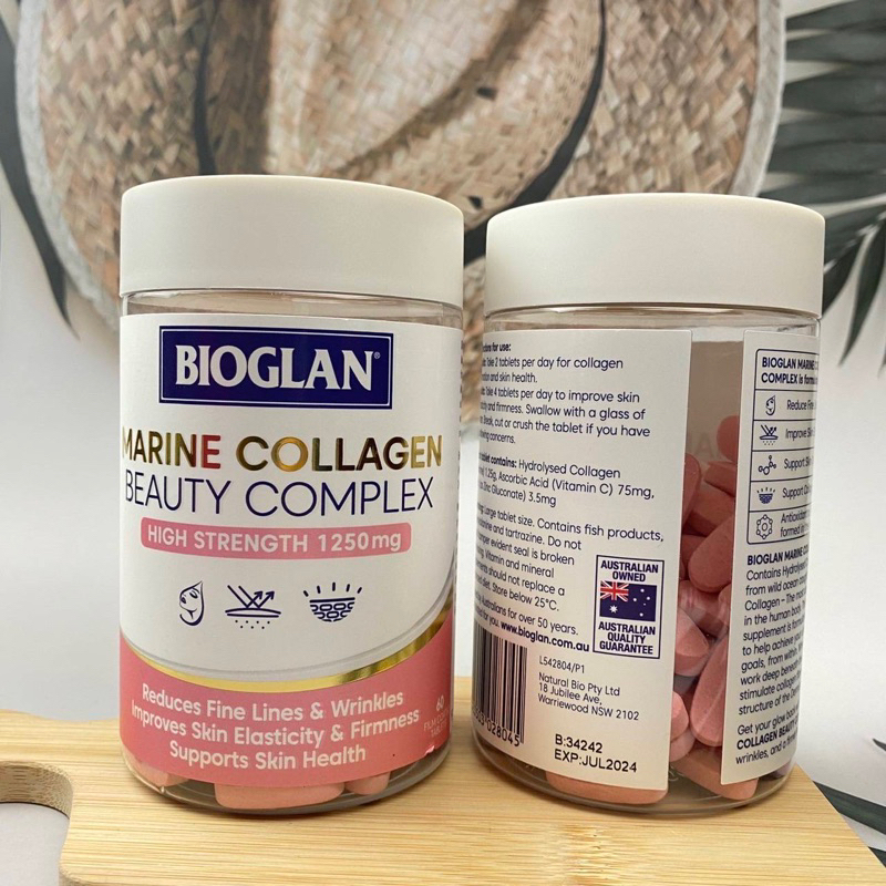 (Please Ask) Bioglan Marine Collagen Beauty Complex (60 Tablets ...