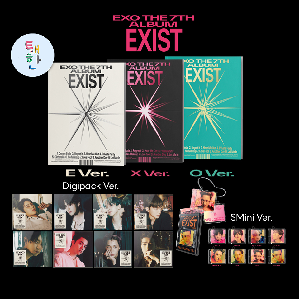 [EXO] The 7th Album'exist' Album (PHOTOBOOK/SMini/DIGIPACK VER.) | Shopee Malaysia