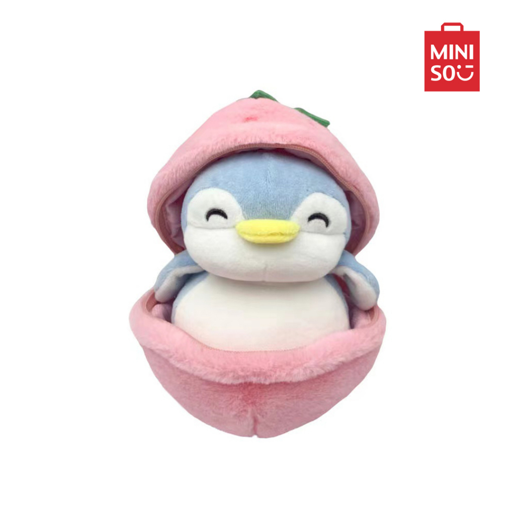 MINISO Penguin Plush Toy Fruit Series Surprise Ball | Shopee Malaysia