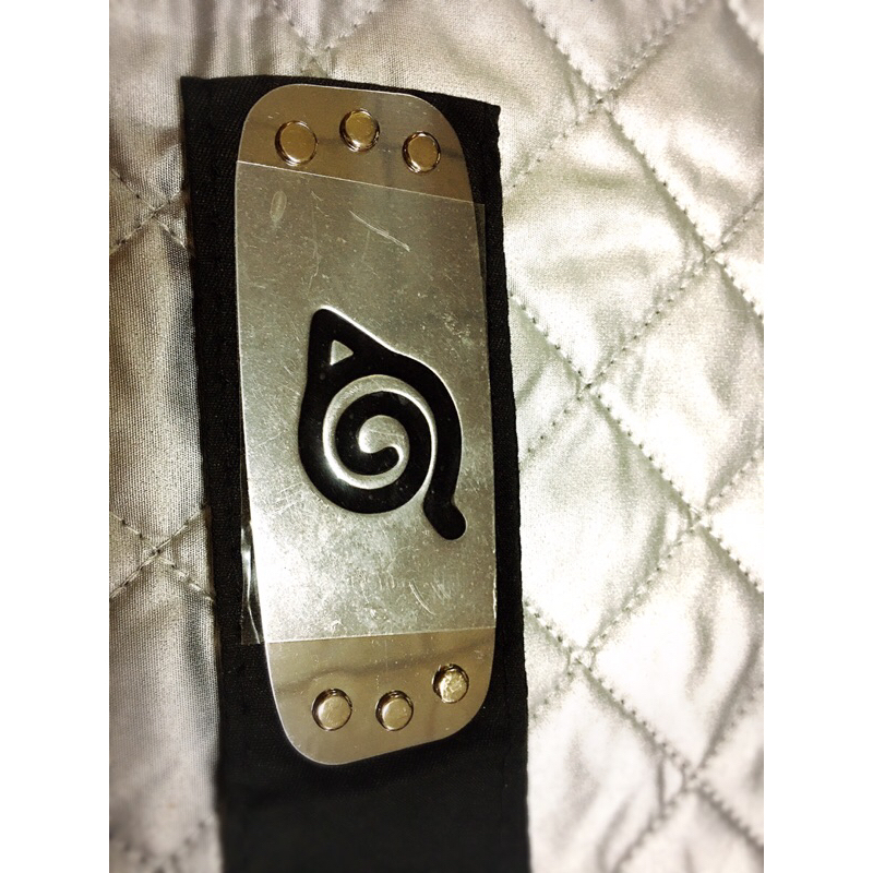 (Used) Blade Steel Headband Cosplay Pattern naruto kakashi sasuke ...