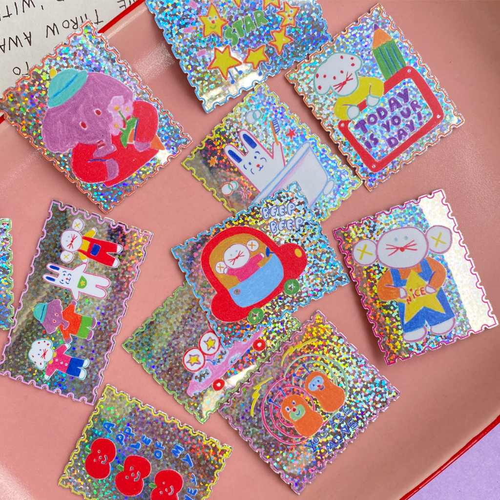 hologram stamp sticker pack | Shopee Malaysia