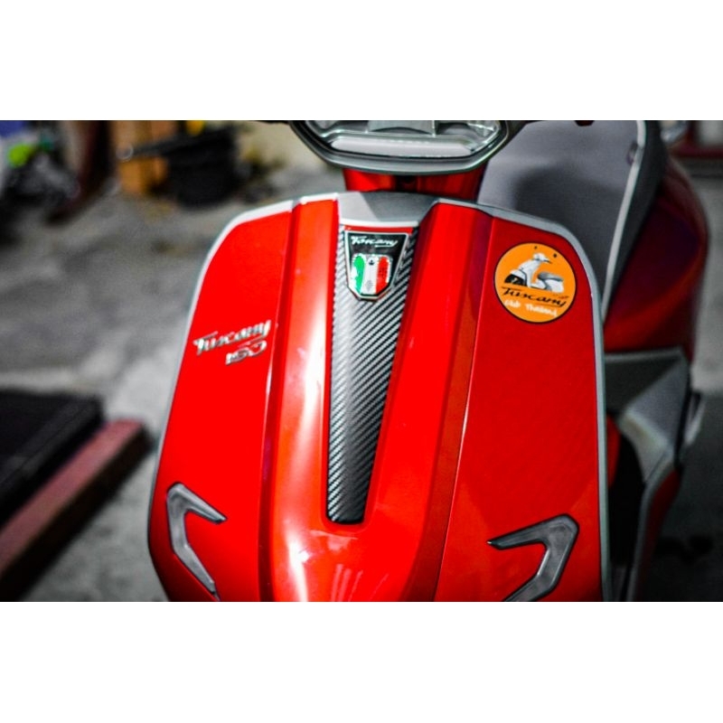 GPX Tuscany 150 Authentic Carbon 3D Sticker 1 Decorated With Front Zone ...