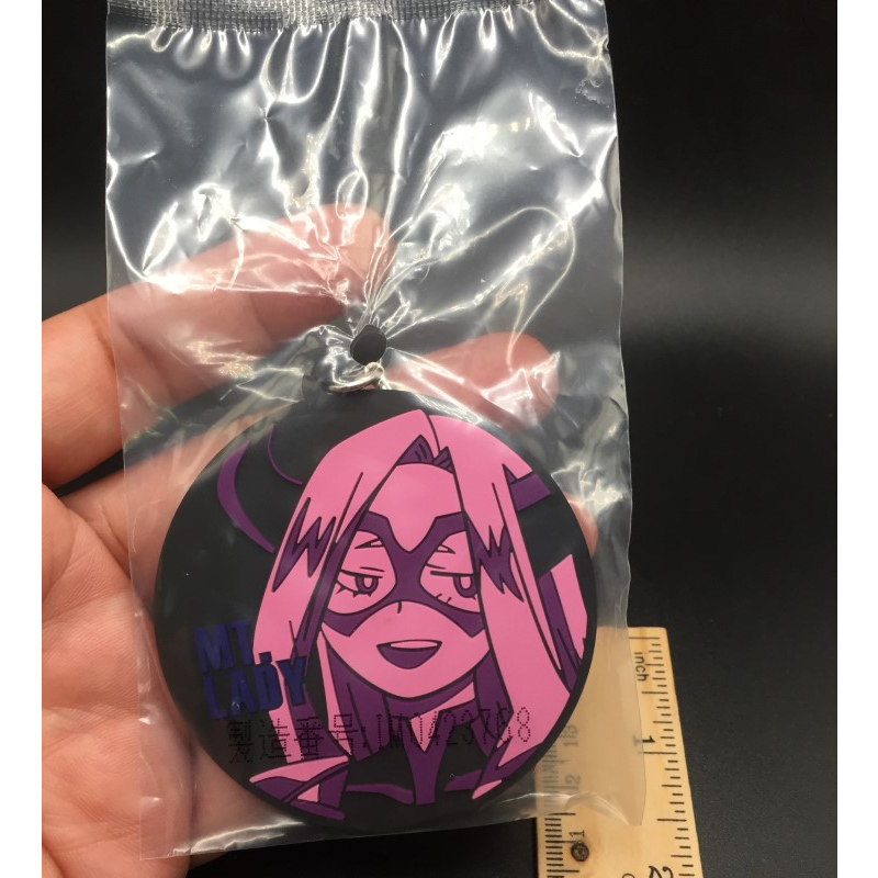 My Hero Academia Mineyama Hero: Mt. Lady Rubber Strap Anime Keychain ...