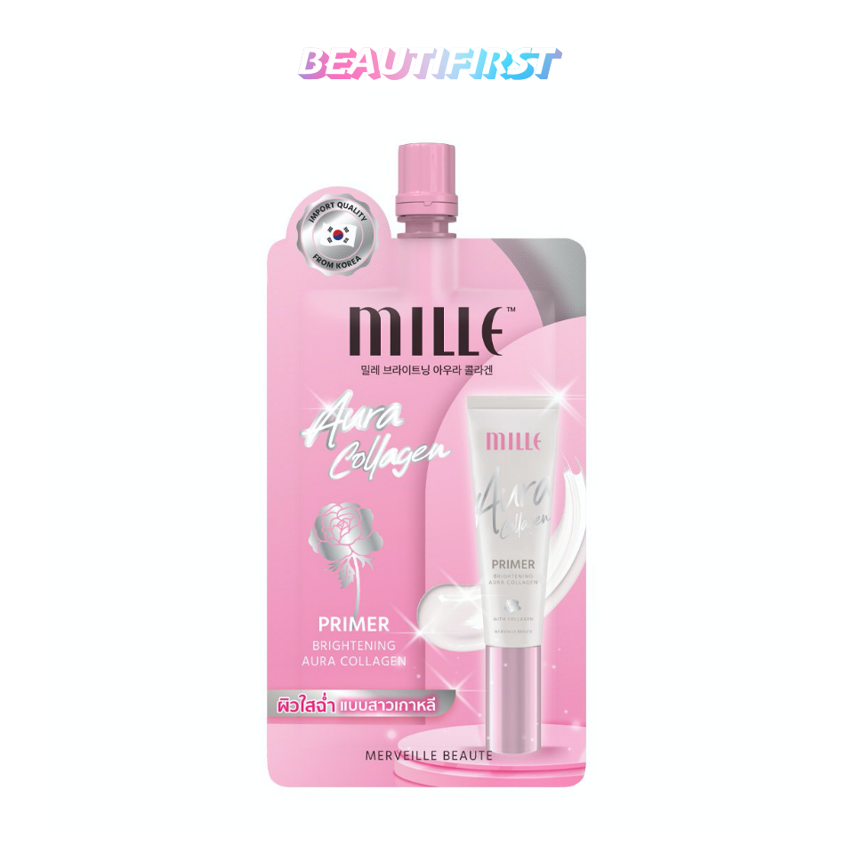 MILLE Primer AURA BRIGHTENING COLLAGEN (6g) | Shopee Malaysia