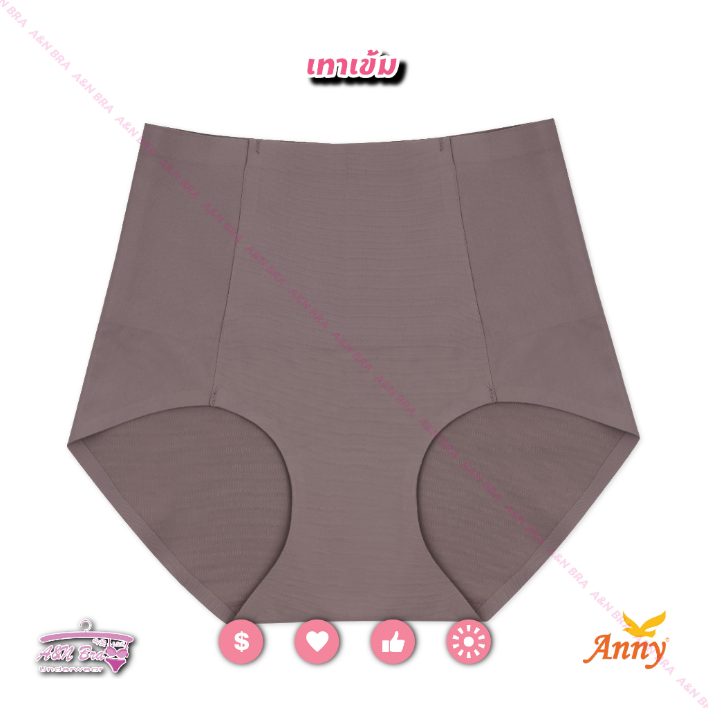 Anny Underwear High Waist Panties Model 629 2-Layer Seamless Fabric ...