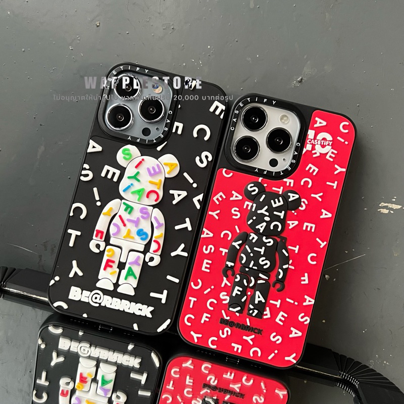 Bearbrick Red/Colorful Pump Silicone Case With Package For Iphone 678-15promax | Shopee Malaysia