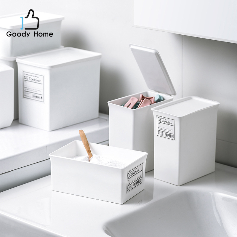 Goody Home Multi-Purpose Plastic Box Put Laundry Powder Clothes Clip Or ...