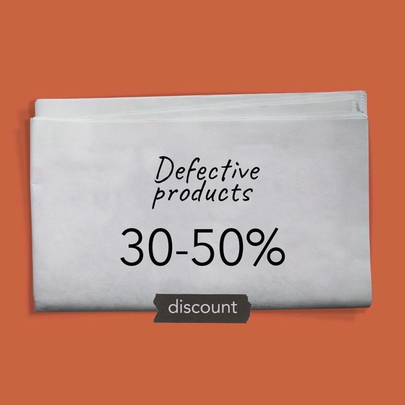 Defective products 30- Defect Product | Shopee Malaysia