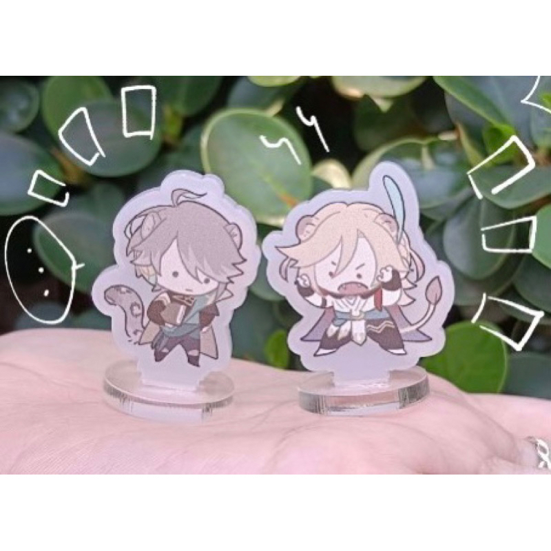 [Fan-made] Standy Acrylic Fan Art Genshin impact Timve Alhaitham Kaveh ...