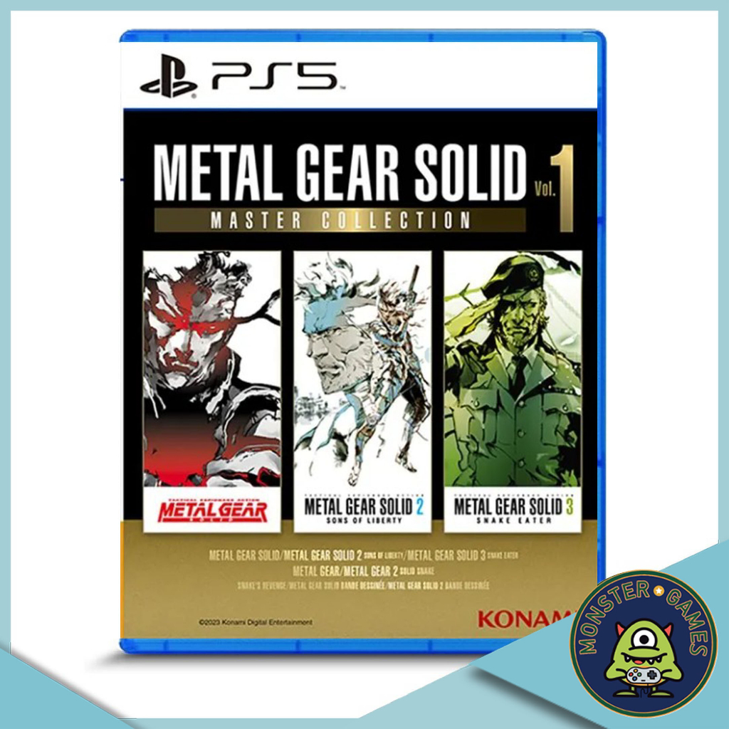 Metal Gear Solid Master Collection Vol.1 Ps5 Game Genuine Disc 1st Hand ...