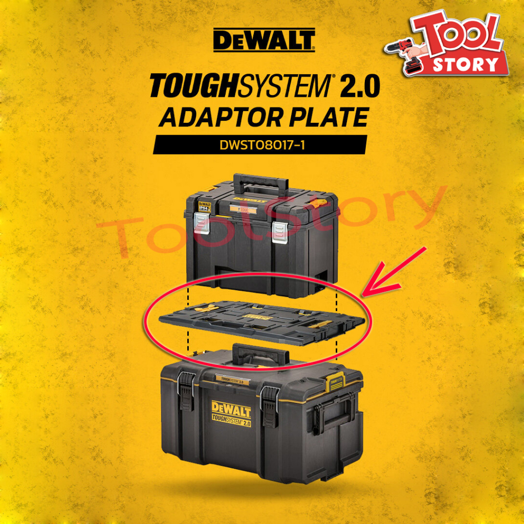 DEWALT Adapter Plate TOUGH SYSEM 2.0 For With TSTAK Model DWST08017-1 ...