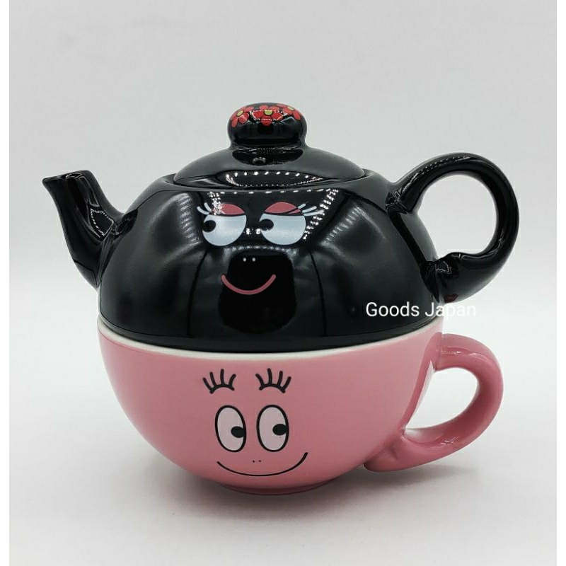 Set Barbapapa Ceramic Tea Pot | Shopee Malaysia