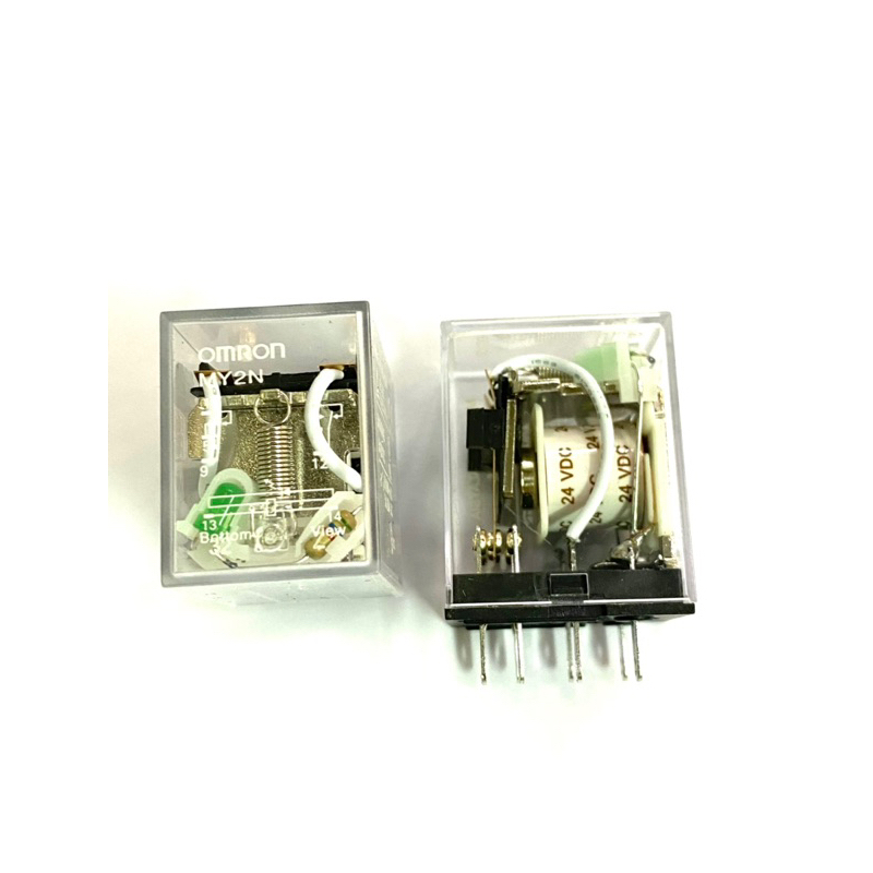 MY2N OMRON Power Relay 12V 24V 48V 110V 220V + Socket. | Shopee Malaysia