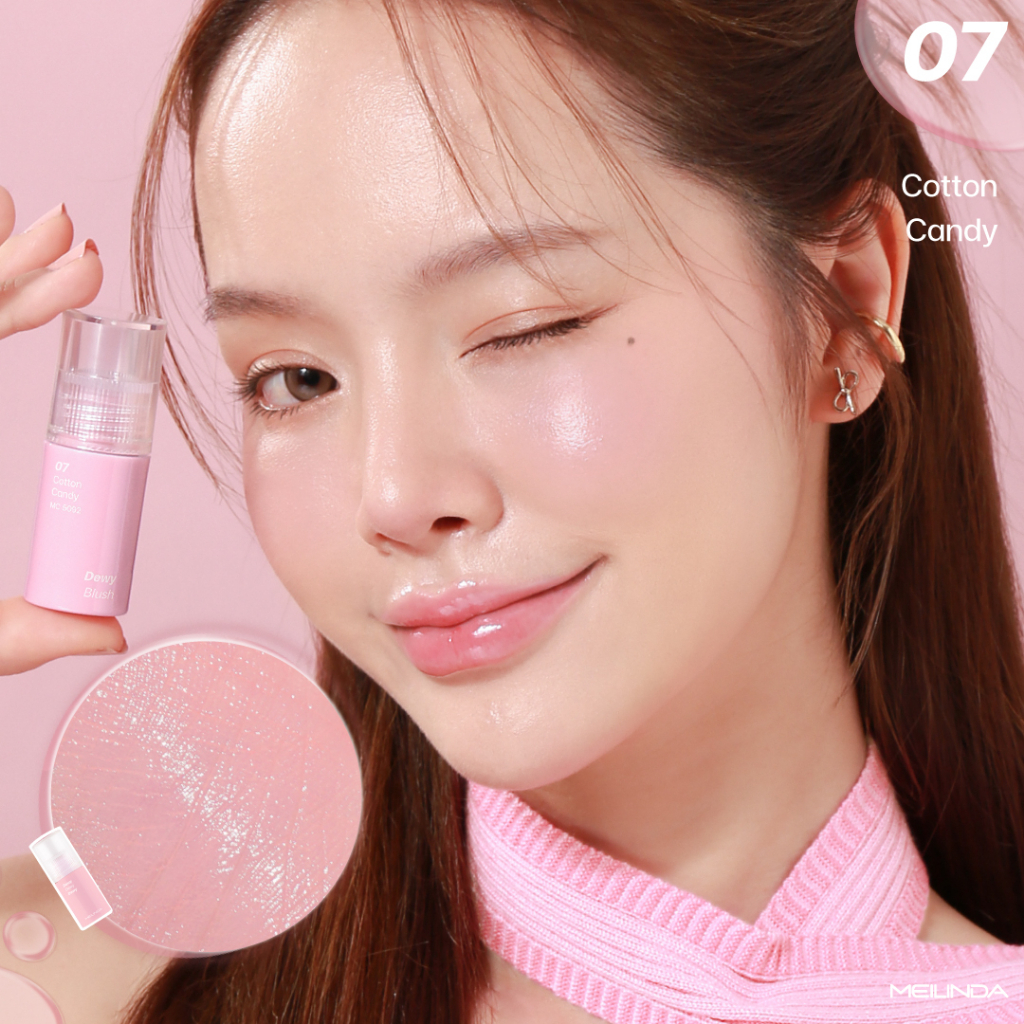 MEI LINDA DEWY BLUSH (MC5092): meilinda Melinda x 1pc abcmall | Shopee ...