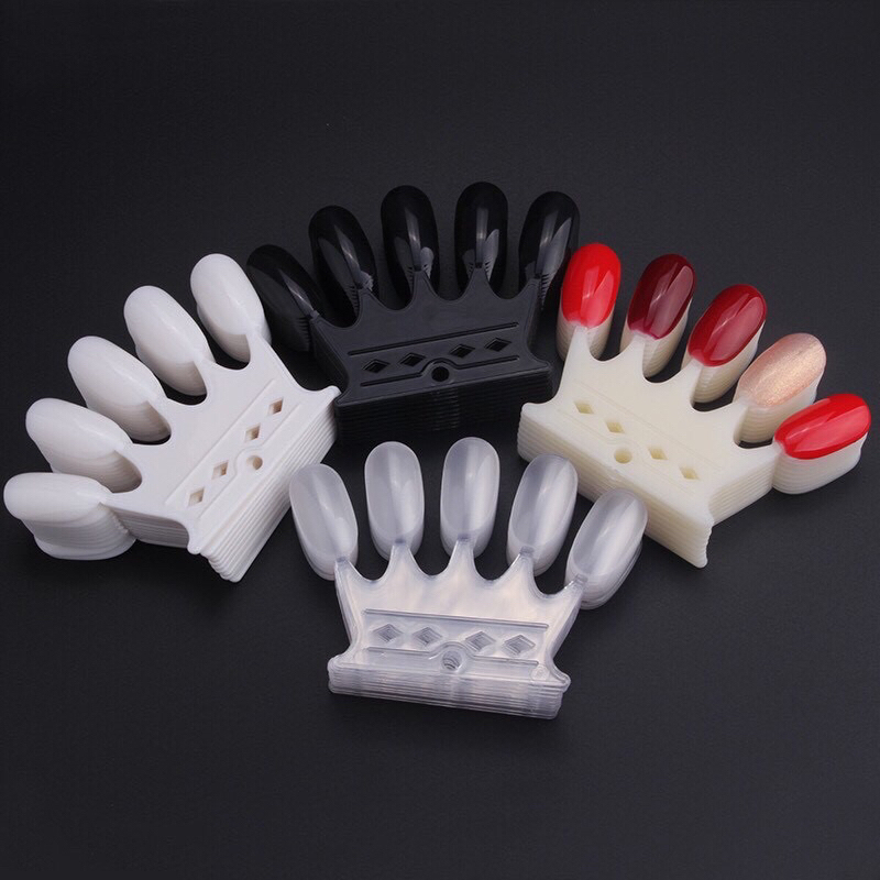 Fake Nail Chart Plate Bunch 50 Pieces Painted Sample (Mong Tap ...