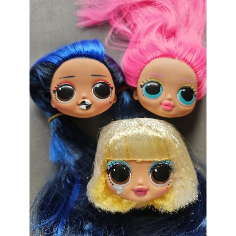 LOL Surprise OMG Doll Toys Elf Head Blank 3 Heads Without Body | Shopee ...