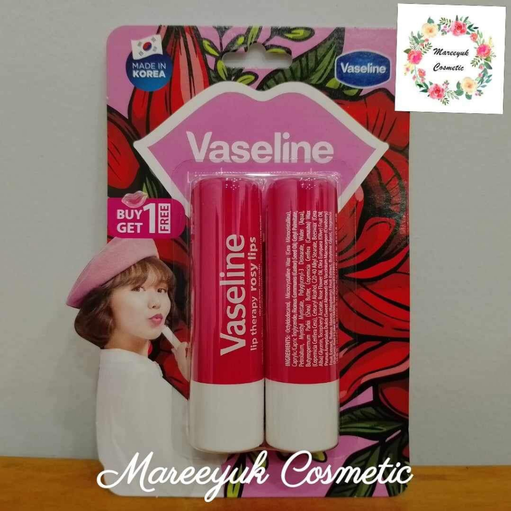 Vaseline Lip Rosy (Red) Care 4.8g.twin Packet | Shopee Malaysia