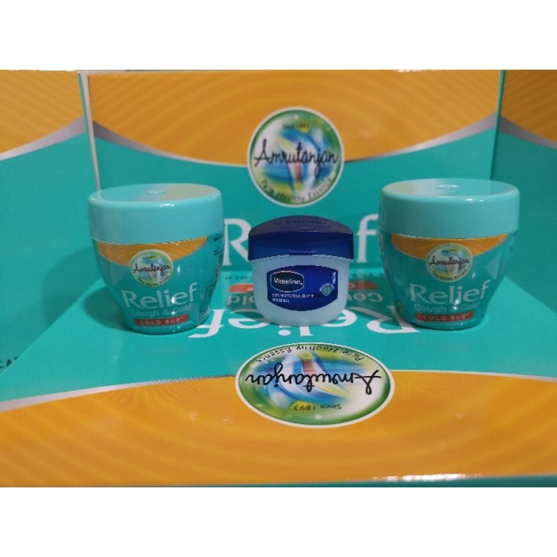 (Promotion Wick 2 Free Vaseline Small 1) Amruttanchan Relief Cough ...