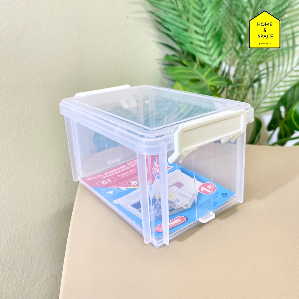 KEYWAY Multipurpose Box With Stackable Lockable Lid Model C1 | Shopee ...