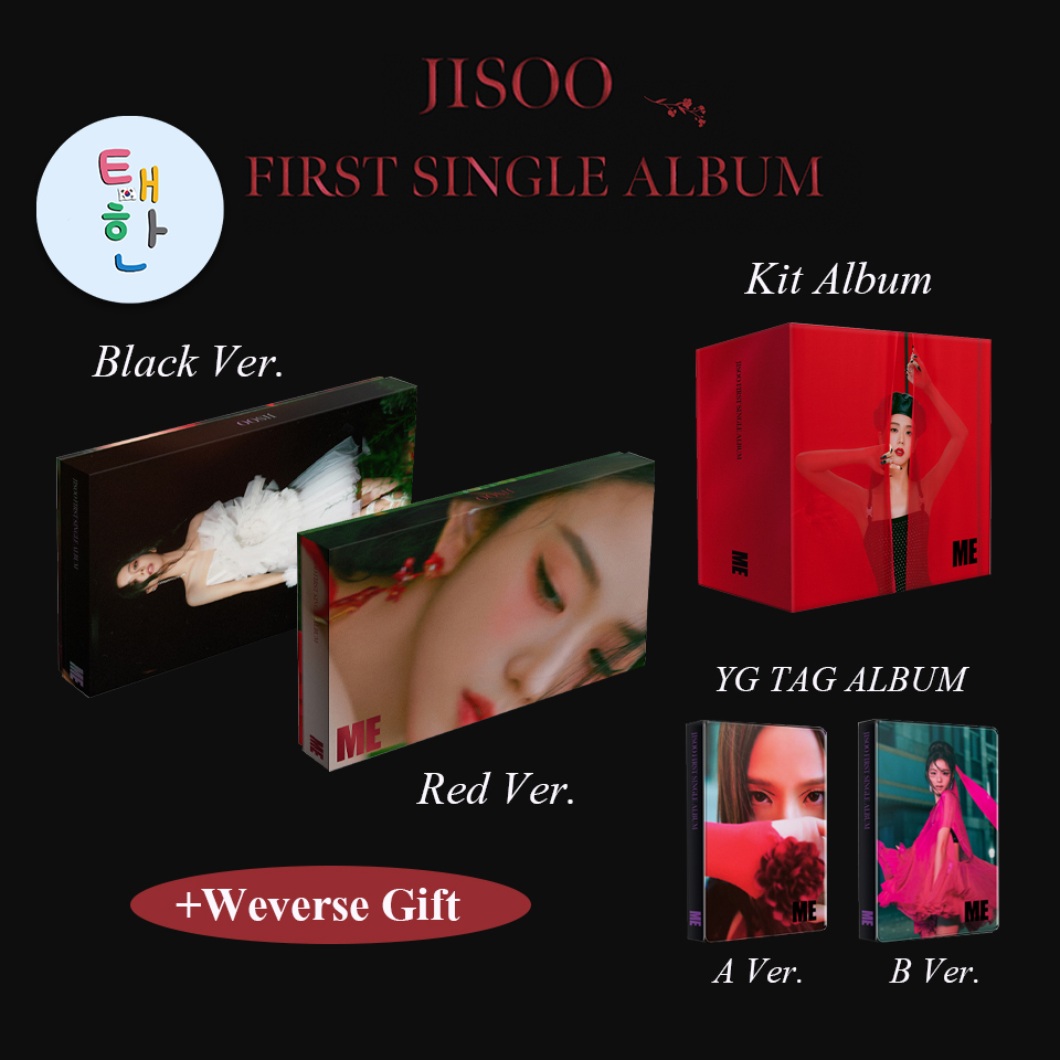 [BLACKPINK] Pyjamashu JISOO FIRST SINGLE ALBUM [ME] (ALBUM/KIT/YG TAG) | Shopee Malaysia